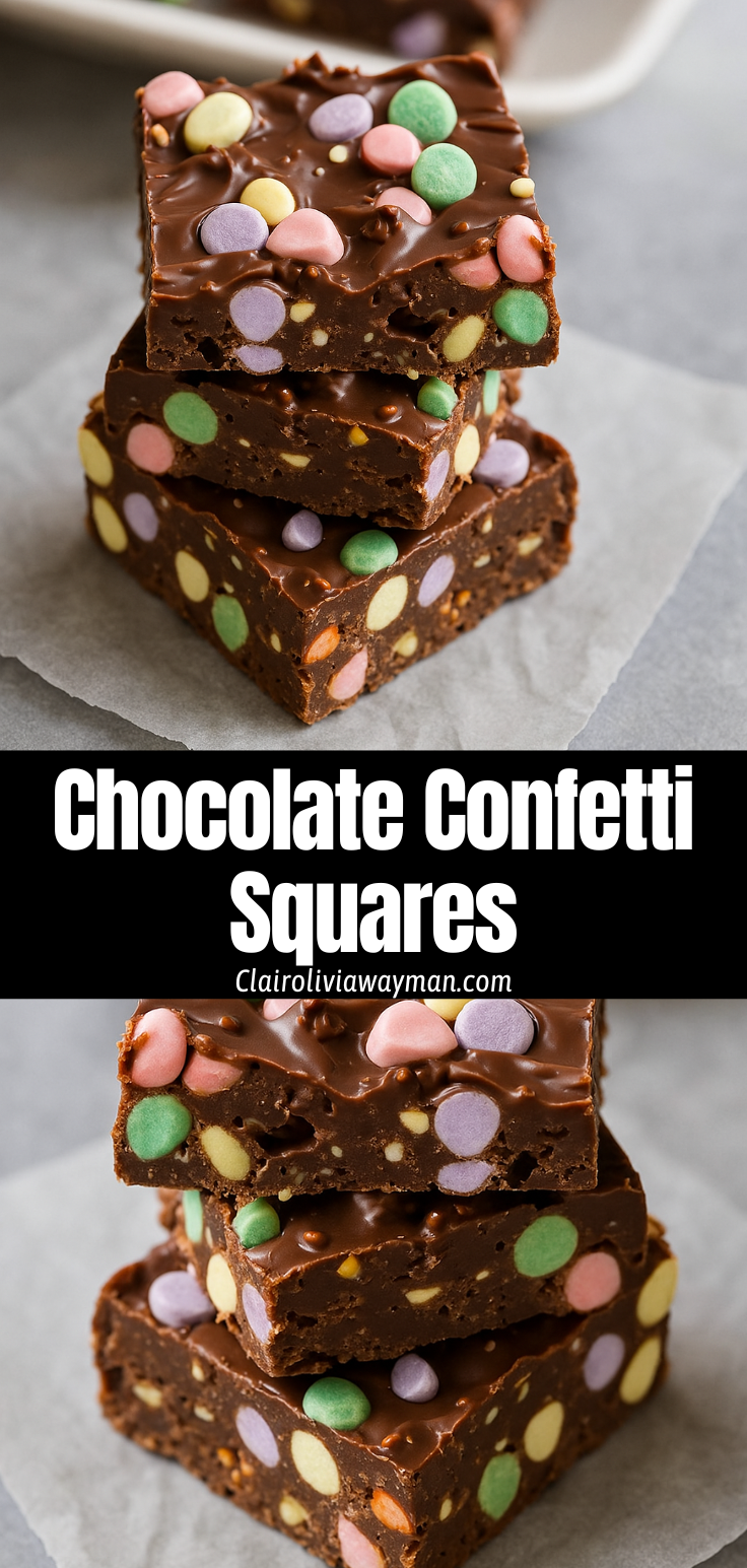 Chocolate Confetti Squares: A Celebration in Every Bite - ClairOliviaWayman