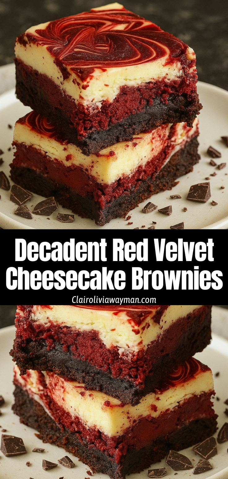 Decadent Red Velvet Cheesecake Brownies: A Stunning, Crowd-Pleasing ...