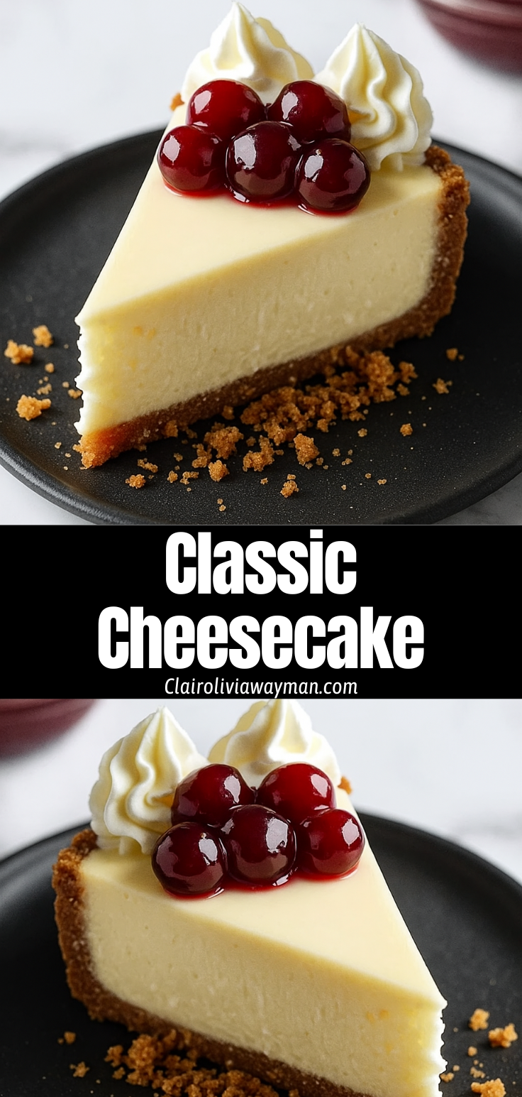 Classic Cheesecake: A Timeless Dessert That Never Fails - ClairOliviaWayman